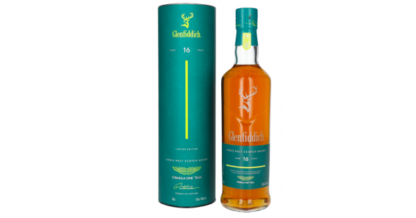 Viskis Glenfiddich 16 Years Old ASTON MARTIN FORMULA ONE TEAM Single ...