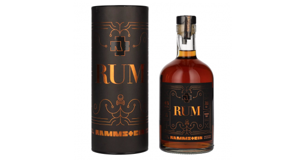 Romas Rammstein Premium Rum 40% Vol. 0,7l dovanų dežutėje