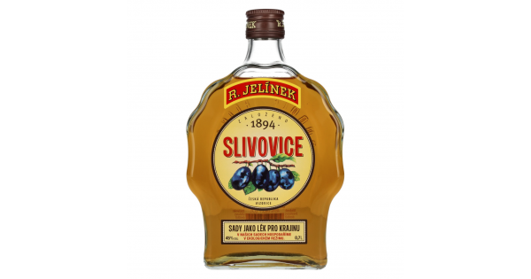 Slyvų brendis R. Jelínek Slivovice GOLD Plum Brandy 45% Vol. 0,7l