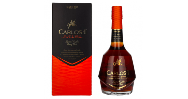 Brendis Carlos I Brandy de Jerez Solera Gran Reserva Sherry Casks 40% ...