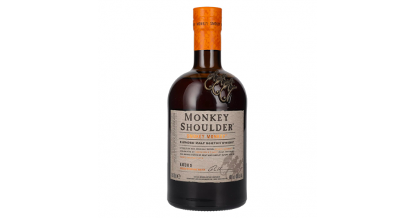 Viskis Monkey Shoulder SMOKEY MONKEY Blended Malt BATCH 9 40% Vol. 0,7l
