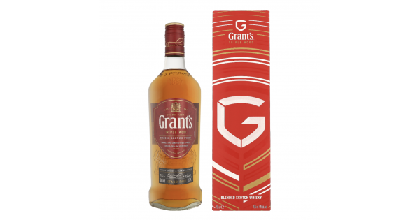 Viskis Grant's 40% Vol 0.7l dovanų dėžutėje
